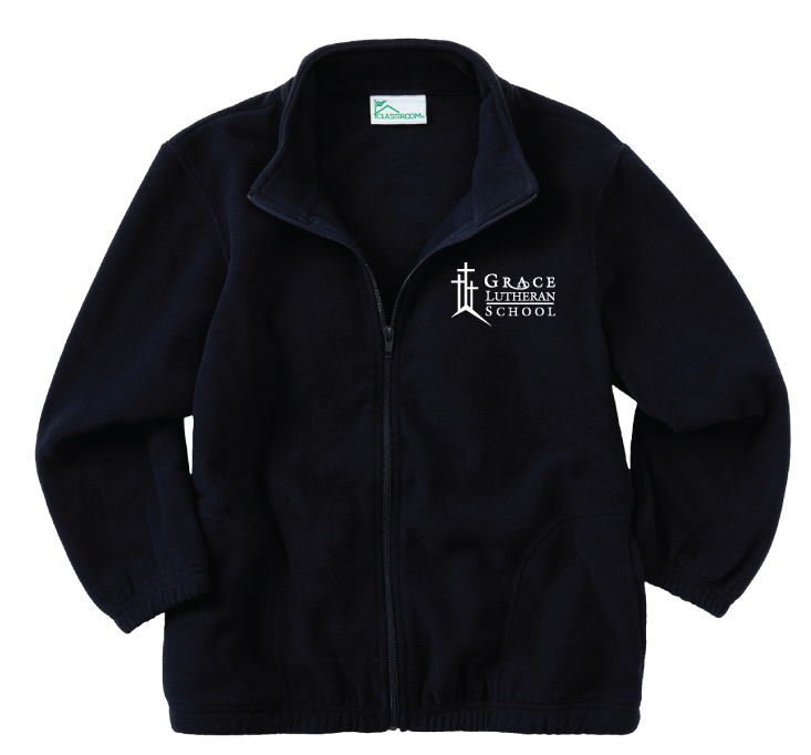 school fleece jacket